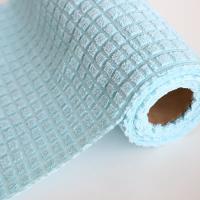 China Jacquard Microfiber Cleaning Cloth Roll 25x25cm 180gsm Washable Dish Rags For Home Car for sale