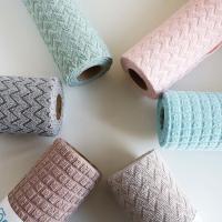 China Jacquard Microfiber Cleaning Cloth Roll 25x25cm 180gsm Washable Dish Rags For Home Car for sale