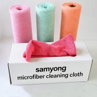 China Boxed Washing Microfiber Cleaning Towel Polyester Polyamide No Lint for sale