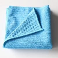 China Striped Rag 250gsm Microfiber Cleaning Towel 30x30 With Customizable Logo for sale
