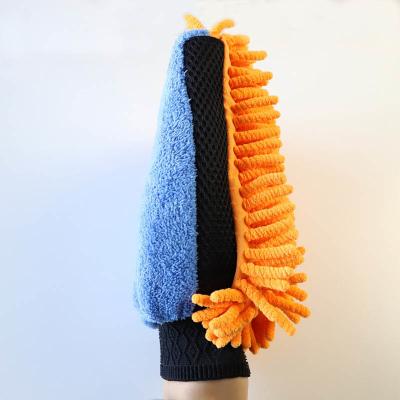China Free Sample Auto Detailing Products Car Cleaning Mitts Gloves For Car Detailing for sale