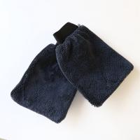 China Custom Size Non Abrasive Car Wash Gloves / Auto Wash Mitt With Elastic Cuffs for sale