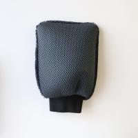 China Custom Size Non Abrasive Car Wash Gloves / Auto Wash Mitt With Elastic Cuffs for sale