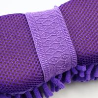 China Soft Non Scratch Microfiber Car Wash Glove For Car / Automobile Body Cleaning for sale