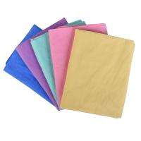 China Rectangle Shape 43x32cm 100% PVA Chamois Towel For Pet Cleaning Dog Cats Washing for sale