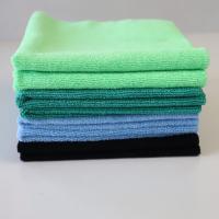 China 200gsm 40x40cm Kitchen Microfiber Towels Warp Knitted For Degreasing Stove Hood Dish Cleaning for sale