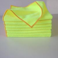 China 300gsm 40x40cm Auto Detailing Microfiber Towels Warp Knit For Car Care Polishing Drying for sale