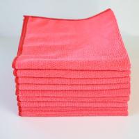 China Super Absorbent Warp Knitting Microfiber Cleaning Towel 350 Gsm Strong Decontamination for sale