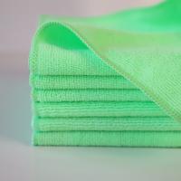 China Lint Free Warp Knitted 30x30cm Automotive Microfiber Towels Bulk 300gsm for sale