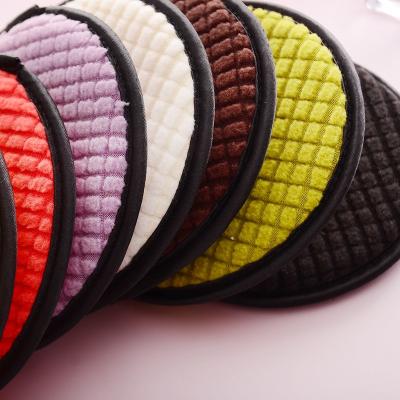 China Washable Microfiber Makeup Remover Pads For Mascara Eye Shadow Foundation for sale
