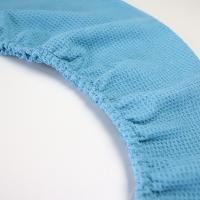 China Elastic Edge Waffle Weave Microfibre Hair Towel 400 Gsm 25x65cm Super Soft for sale