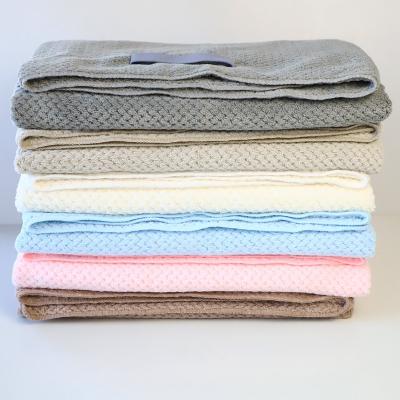 China Strong Absorption 55x100 Microfibre Head Towel 300 Gsm Fast Dry Hair Wrap for sale