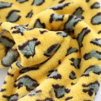 China Leopard Print Microfibre Hair Towel 400gsm 25x65cm Microfiber Turban Towel for sale