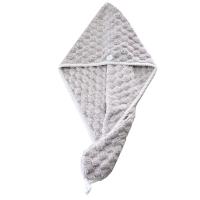 China 400 Gsm 25x65 Plush Microfiber Hair Drying Towel Breathable For Long Hair for sale
