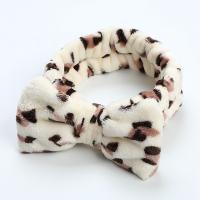 China Print Cosmetics Bowknot Microfiber Hair Band For Girls Wrap & Hold Hair for sale
