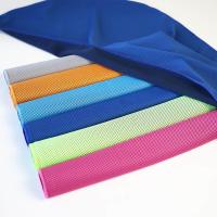 China 30x80cm Size 170 Gsm Ergonomic Athletic Cooling Towels For Golf for sale