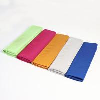 China Polyester 170gsm Microfiber Sport Towel With Pvc Bag Package / Around Shoulders Cooling Rags For Sports for sale