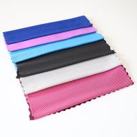 China 30x100cm 170gsm Cover Face Microfibre Sports Towel Workout With Cut Edge for sale
