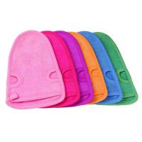 China Modern 22x12cm Bamboo Exfoliating Gloves For Spa Treatment Skincare Product Lines for sale