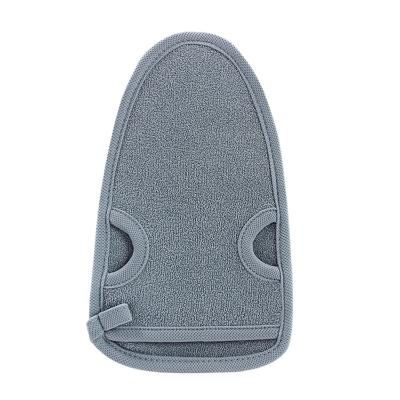 China Lightweight 35G/PC Bamboo Exfoliating Mitt Fine Edge Binding for sale