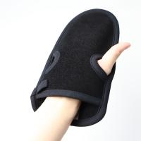 China Bamboo Fiber 22x12cm Exfoliating Scrub Glove 92 Percent Viscose 8 Percent Polyester for sale