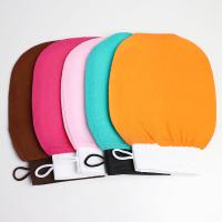 China OEM ODM Exfoliating Scrub Glove Soft And Eco Friendly Bath Gloves for sale