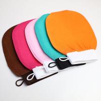China Bathroom 21x15cm Exfoliating Scrub Glove Exfoliating Scrub Glove Eco Friendly Light Weight for sale