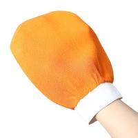 China OEM ODM Exfoliating Scrub Glove Soft And Eco Friendly Bath Gloves for sale