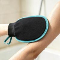China Body Skin Care 21*15CM deep Exfoliating Scrub Glove Eco friendly Cleaning for sale