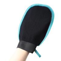 China Body Skin Care 21*15CM deep Exfoliating Scrub Glove Eco friendly Cleaning for sale