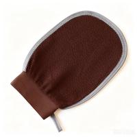 China 92/8 Viscose Polyester Shower Mitt Exfoliation Glove 21x15cm 15g/pc for sale