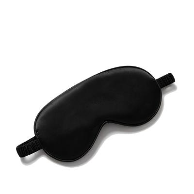China Plain Color 9.5x20.5cm Satin Sleep Eye Mask Wrinkle Free Surface Smooth for sale