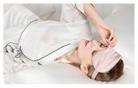 China Sleeping Custom Solid Color Silk Satin Eye Mask Private Label Logo Adjustable 20g for sale