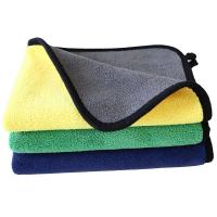 China High Absorbency 500GSM Car Cleaning Rags 40x40cm Scratch Free for sale