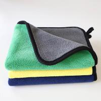 China 800GSM 40x40cm Car Cleaning Cloth Microfiber For Car Interior Cleaning for sale