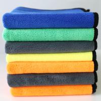 China 800GSM 40x40cm Car Cleaning Cloth Microfiber For Car Interior Cleaning for sale