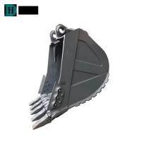 China HAODE Excavator EC Bucket 2.5-5 Cbm Heavy Duty Rock Bucket for EC430 450 480 for sale