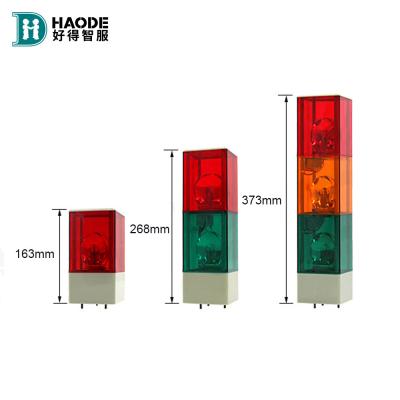 China HAODE 24V Crane LED Trichromatic Silent Warning Lamp for ZOOMLION JAC HOWO Trucks for sale