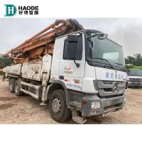China Used Concrete Pump Truck with 180 m³/h Output, 49m Vertical Reach and 4500mm Wheelbase in Good Condition for sale