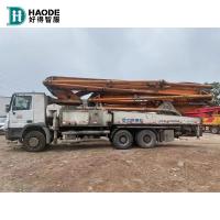 China Used Concrete Pump Truck with 180 m³/h Output, 49m Vertical Reach and 4500mm Wheelbase in Good Condition for sale