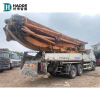 China Used Concrete Pump Truck with 180 m³/h Output, 49m Vertical Reach and 4500mm Wheelbase in Good Condition for sale