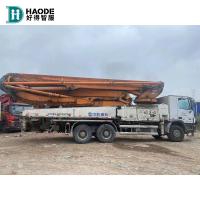 China Used Concrete Pump Truck with 180 m³/h Output, 49m Vertical Reach and 4500mm Wheelbase in Good Condition for sale