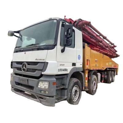 China Haode Sany Truck Mounted Concrete Pump 56m Boom Reach 200 m³/h Output Mercedes-Benz Arocs 4140 Chassis for sale