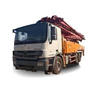 China SANY M49 Mercedes Truck Cement Mixer with 650L Water Tank and 10% Enhanced Pumping Efficiency for sale