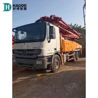 China SANY M49 Mercedes Truck Cement Mixer with 650L Water Tank and 10% Enhanced Pumping Efficiency for sale