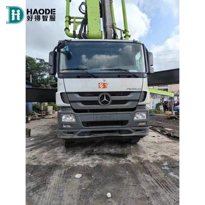 China Zoomlion 25-Ton Second-Hand Concrete Pump Truck with 262 HP Engine and 8% Higher Efficiency for sale