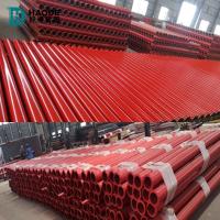 China Seamless Double Wall Concrete Pump Pipe for Putzmeister Schwing Sany Custom Size for sale