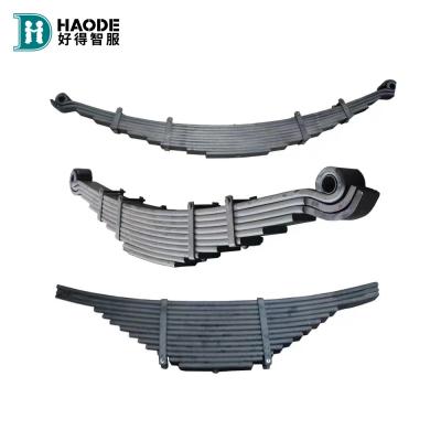 China Dump Truck Leaf Spring OEM Standard Size 80mm Width Heavy Duty Suspension Parts for sale