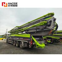 China Used Zoomlion ZLJ5550THBKF 70X-6RZ Concrete Pump Truck - 67m Boom, 180 m³/h Capacity, Petrol-Electric Hybrid for sale