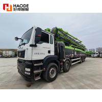 China ZOOMLION 67X-6RZ Concrete Pump Truck 67M Boom 5 Axles 11.3MPa Pressure 332kW Engine for sale